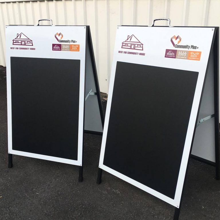 A-Frame Metal Signage | Myla Graphics