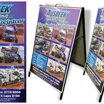 A-Frame Metal Signage | Myla Graphics