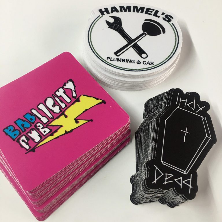 Hand Out Stickers, Vinyl Stickers | Myla Graphics