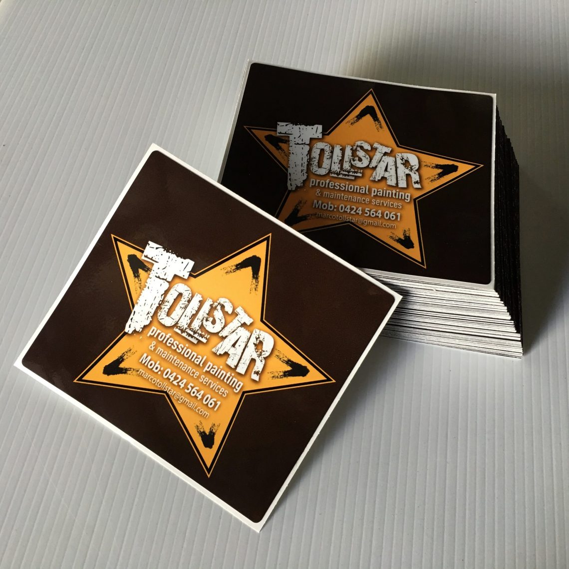 Hand Out Stickers, Vinyl Stickers | Myla Graphics